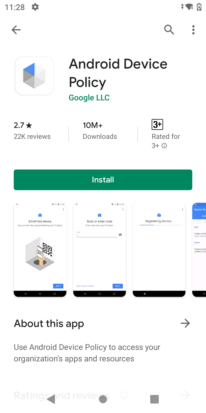 Android Enterprise: BYOD Enrollment