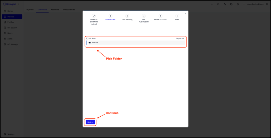 Enrolling a Non-GMS (AOSP) Device