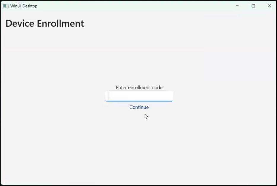 Enrolling a Windows Device