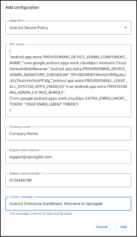 Android Enterprise: Zero Touch Enrollment
