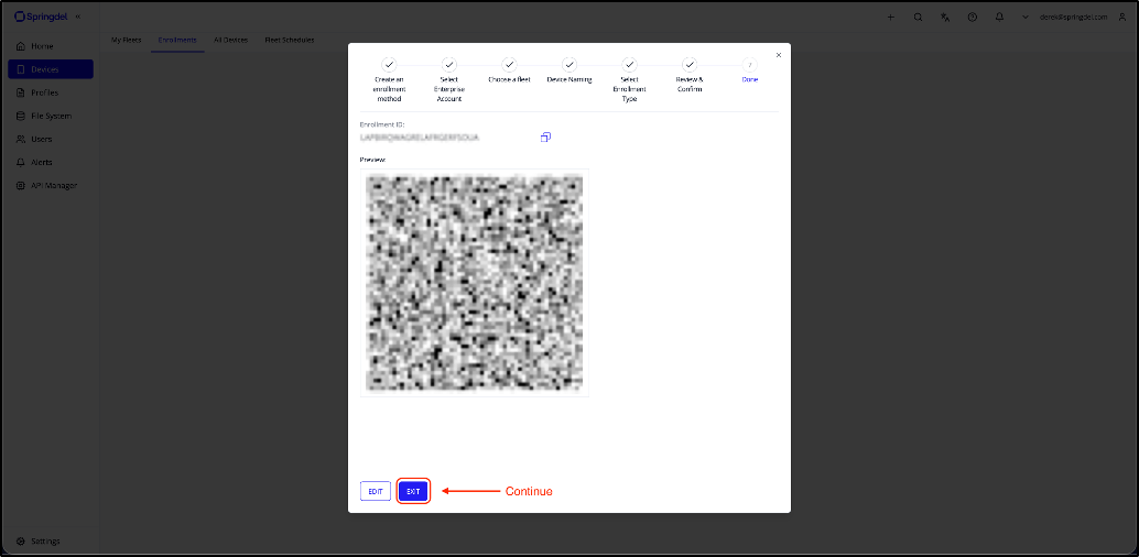Android Enterprise: Staging QR Code Enrollment